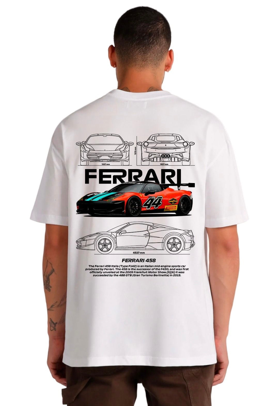 Oversize Ferrari 44 – Buraq Wear